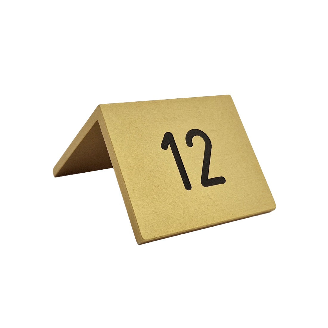 Aluminium Table Number Signs | Gold and Silver | Custom Number ...