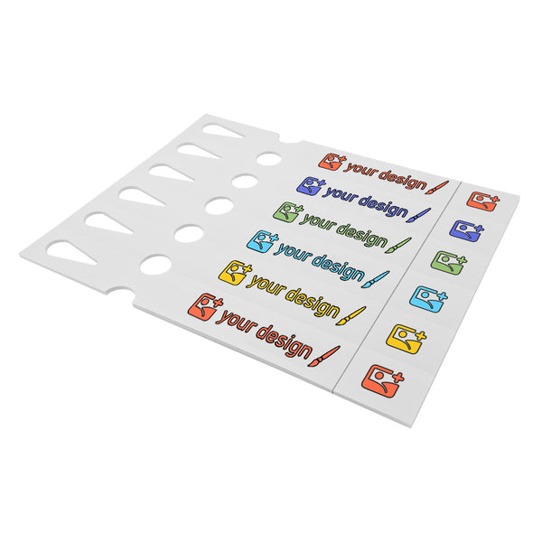 Personalised Labels with Tear-Off Stub | Custom Printed Plastic Wrap ...