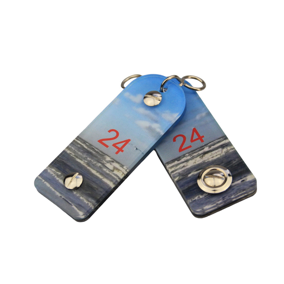 Clear Acrylic Hotel & Motel Key Tags | Custom Printed | CombiCraft ...